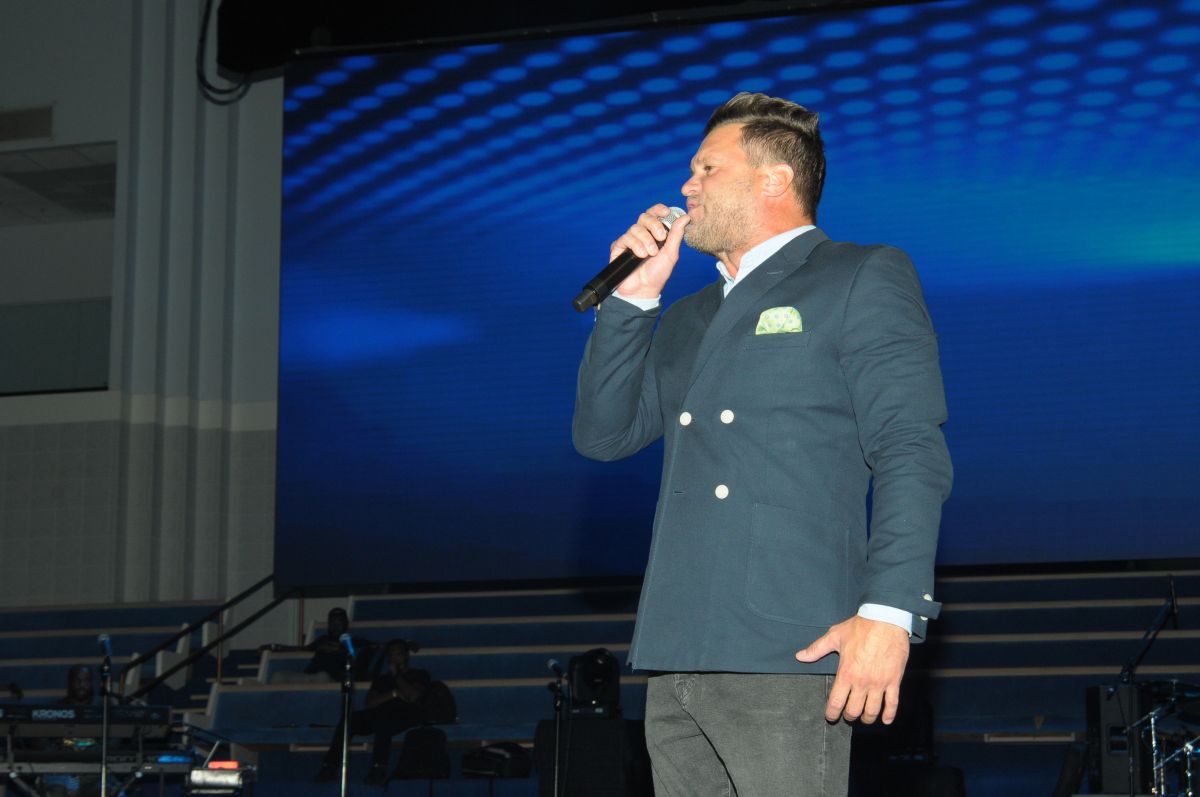 Singer Wess Morgan At The 10th Annual Spirit Of Praise | Praise 104.1